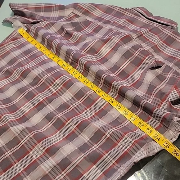 George | Shirts | George Classic Fit Checkered Ss Shirt 2xl 552 | Poshmark